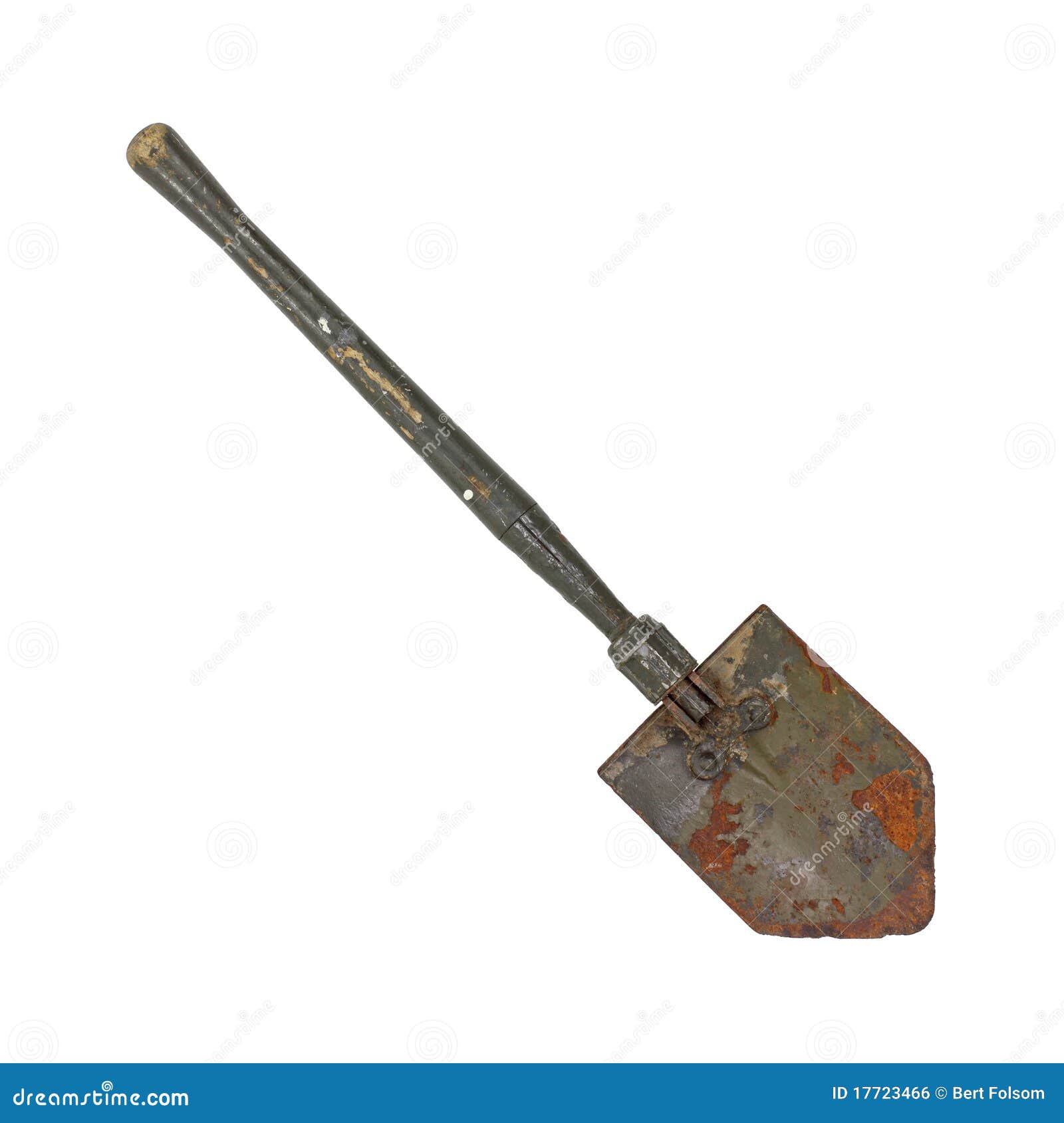 Militär gammal skyffel arkivfoto. Bild av kompakt, vitt - 17723466