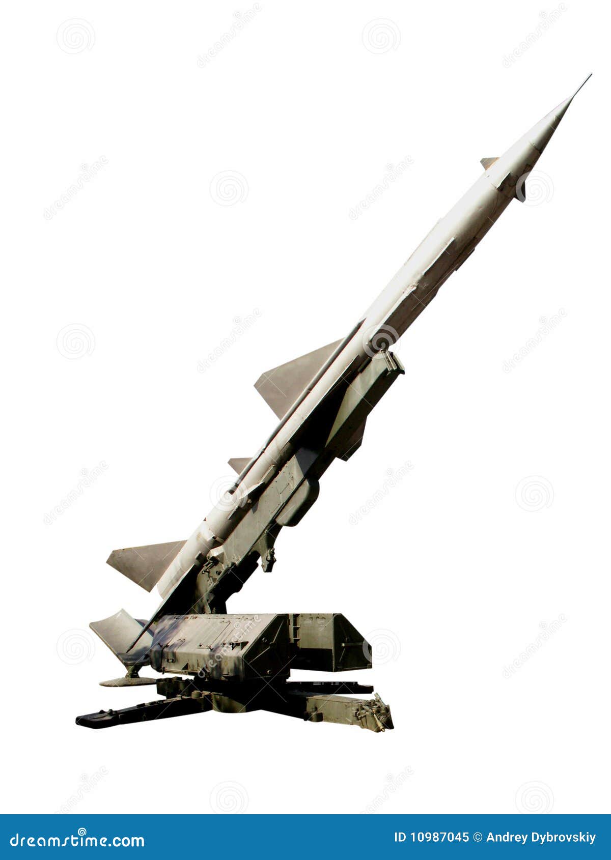 Militaire Raket stock afbeelding. Image of blauw, kanon - 10987045