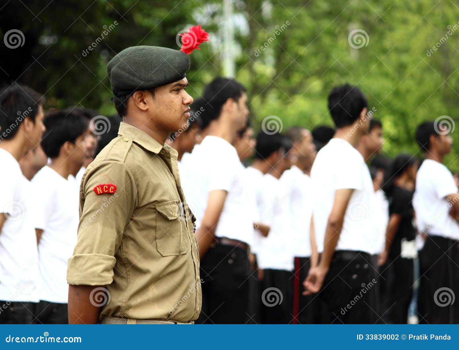 Militar Indio Del NCC En Uniforme Fotografía editorial - Imagen de ...
