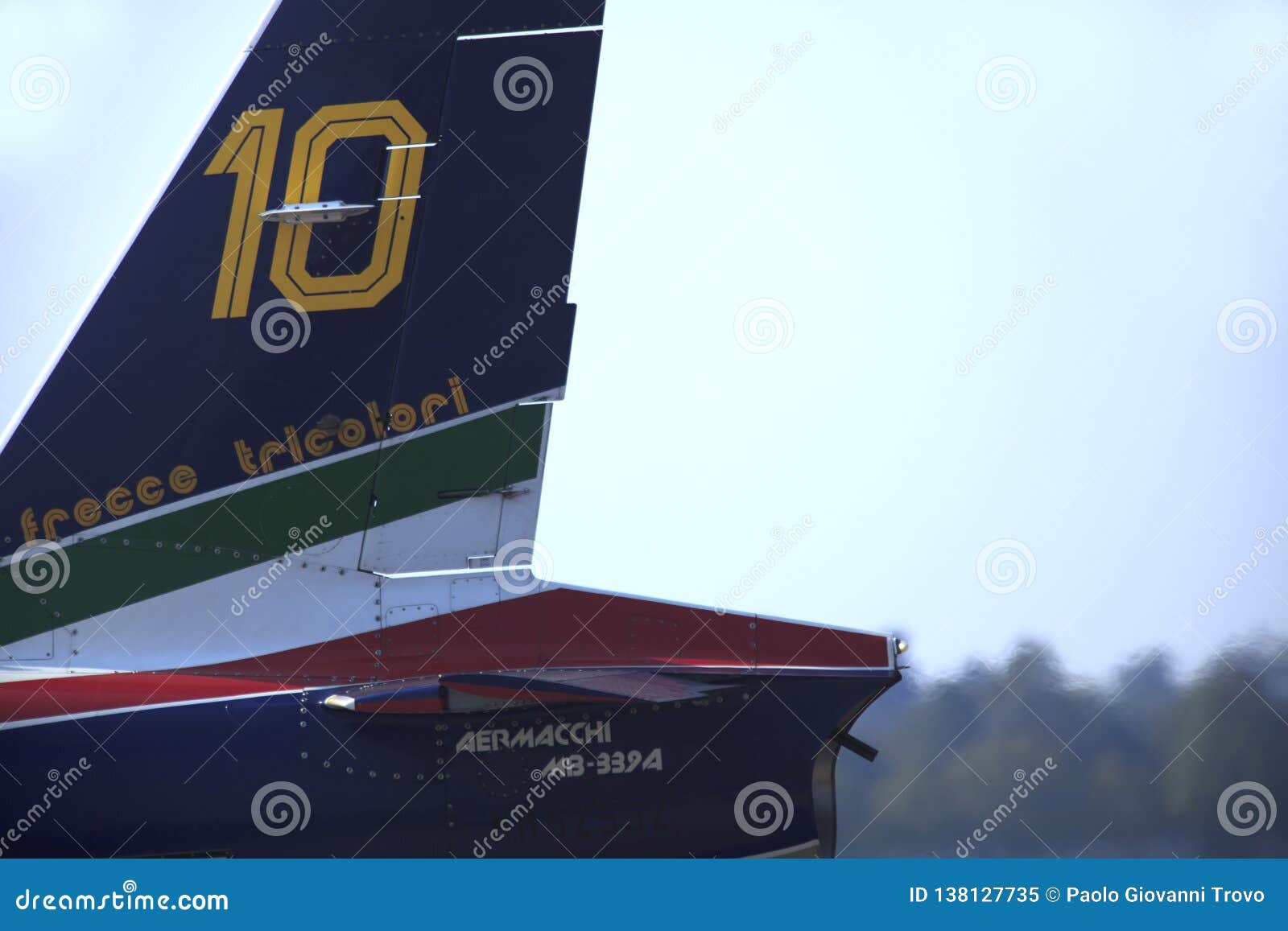 Military Airbase Cameri, the Italian Acrobatic Team `Frecce Tricolori ...