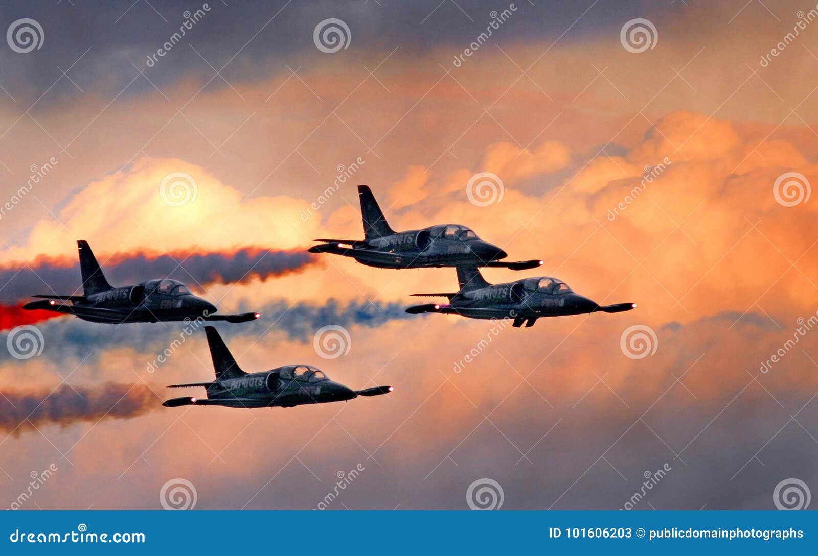 Military Aircraft Formation Picture. Image: 101606203