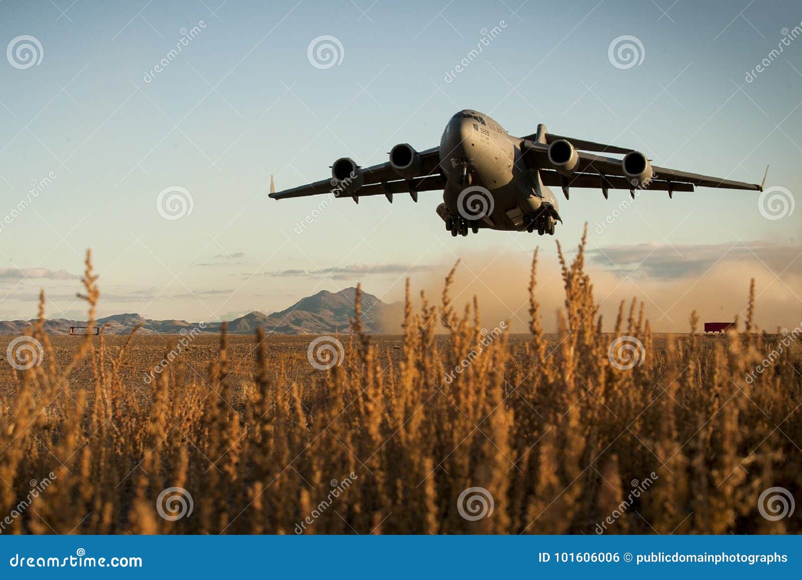 Military Airplane Takeoff Picture. Image: 101606006
