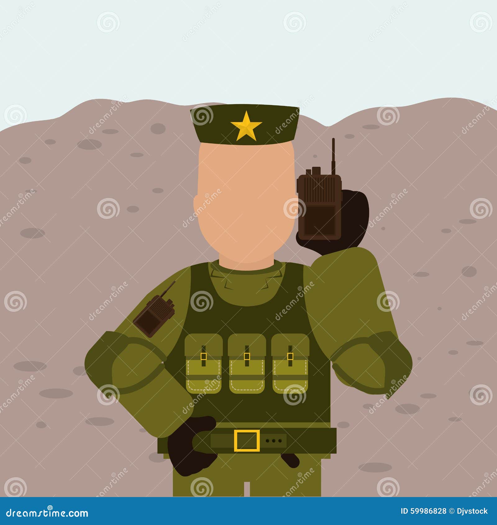 Set Of Military And Armed Forces Badges And Labels Stock Image ...