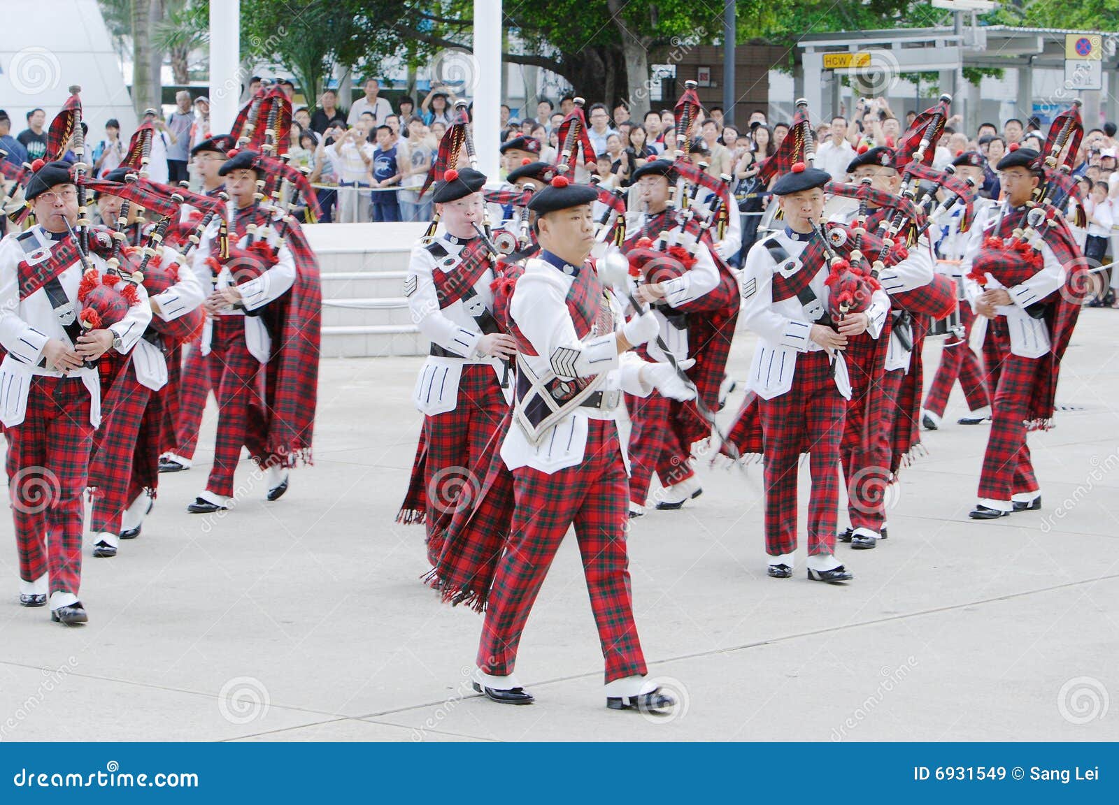 Military Band Marches Down The Mall During Trooping The Colour Military ...