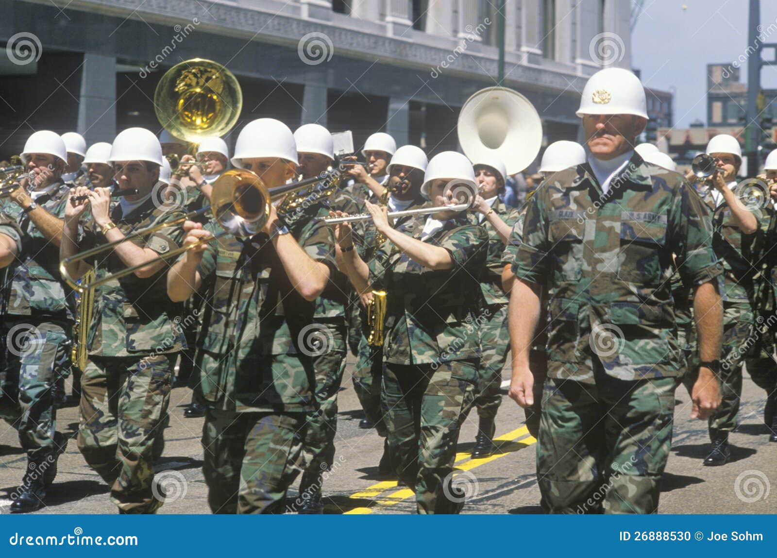 Military Band Marching editorial image. Image of states - 26888530