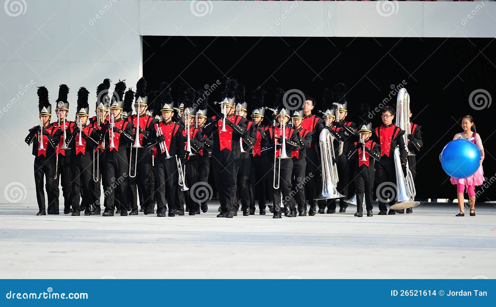 Military Band Performance during NDP 2012 Editorial Stock Image - Image ...