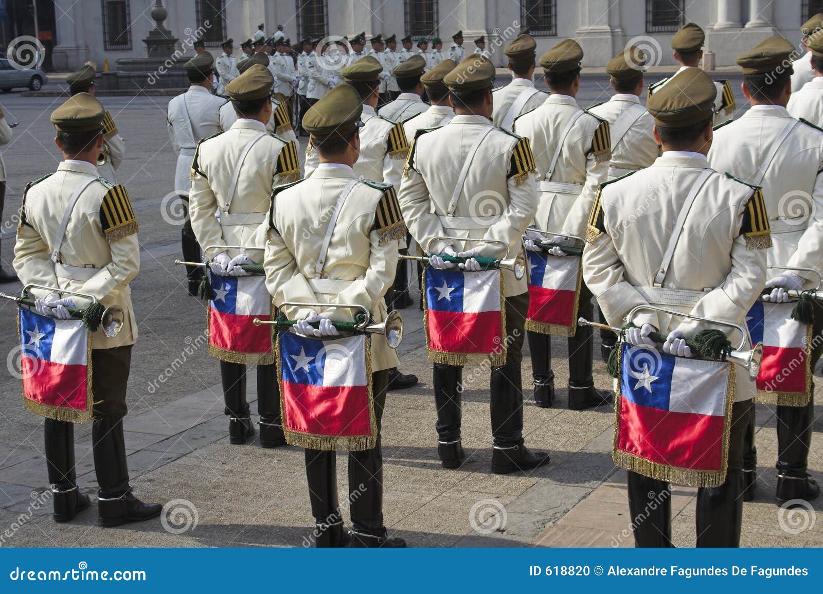 Military Band Santiago De Chile Editorial Image - Image of south, chile ...