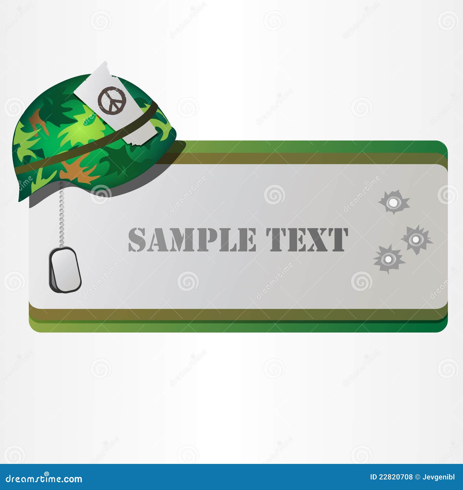 Military banner stock vector. Illustration of helmet - 22820708