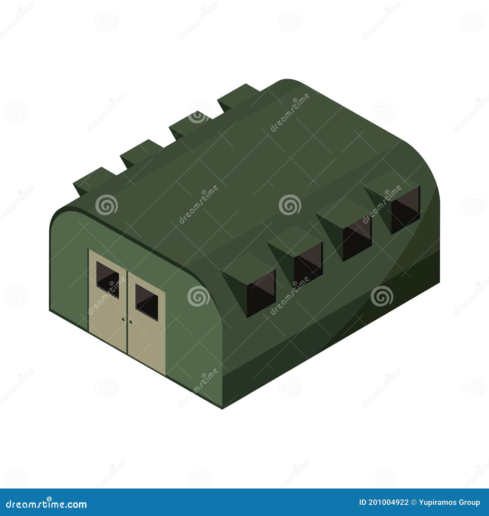 Military Barracks Illustration | CartoonDealer.com #78475119
