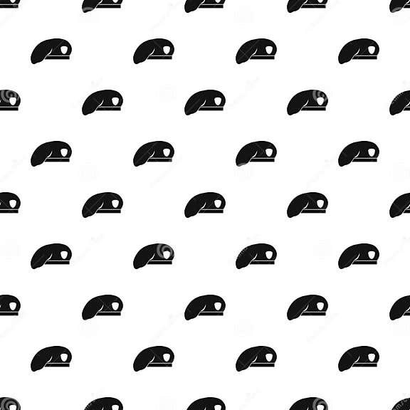 Military Beret Pattern, Simple Style Stock Vector - Illustration of ...