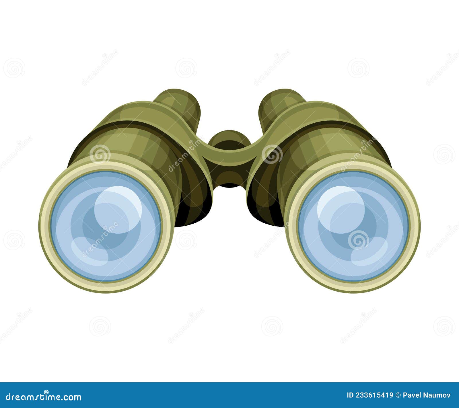 Military Binoculars with Glass Lenses, Optical Instrument for Viewing ...