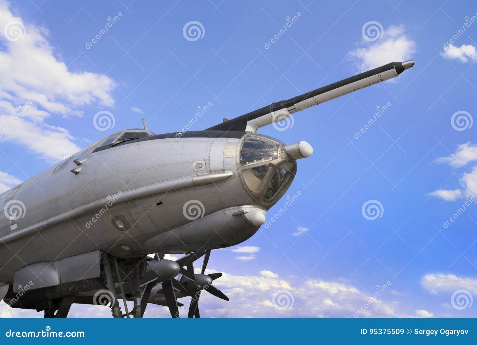 Military Jet Bomber Su-24 Fencer Afterburner Takeoff Royalty-Free Stock ...