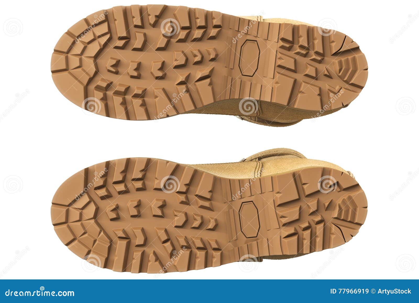 Military Boots Tread, Bottom View Stock Illustration - Illustration of ...