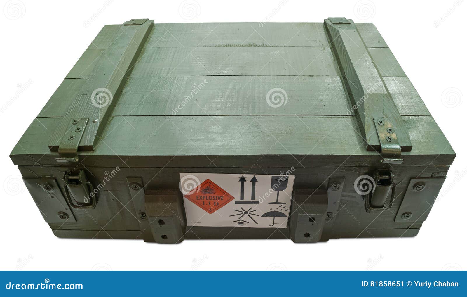 Military Box with Explosive Stock Image - Image of obsolete, military ...