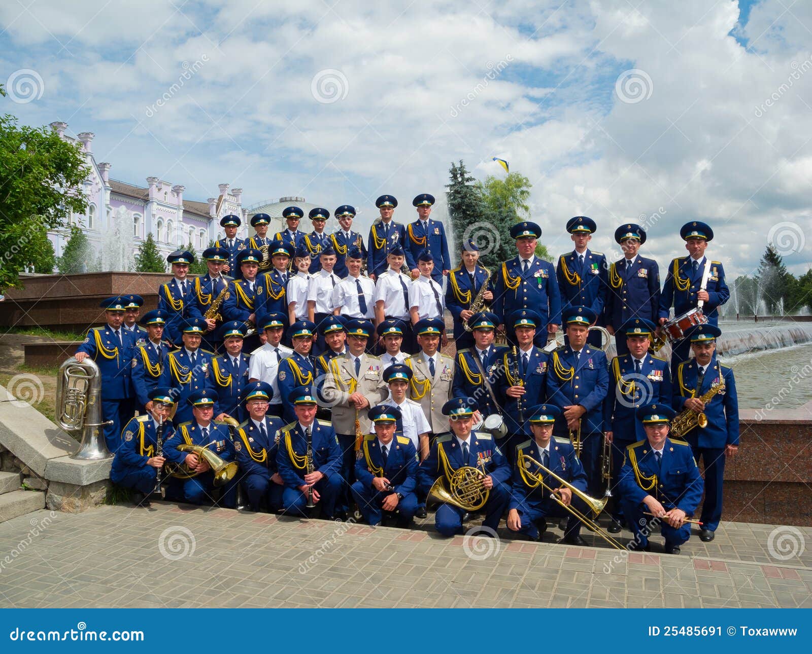 Military Brass Band Posing Stock Photos - Free & Royalty-Free Stock ...