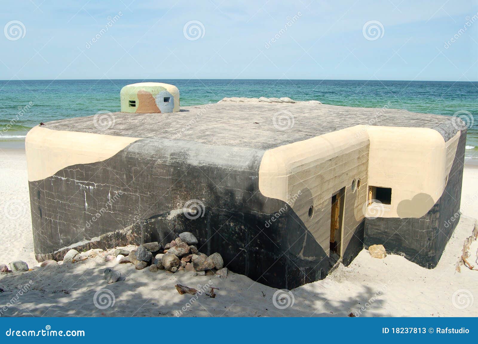 Military bunker stock image. Image of building, army - 18237813
