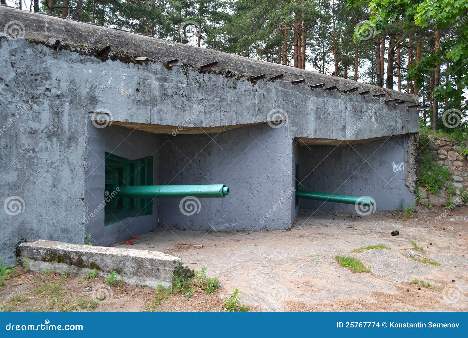 Military bunker stock photo. Image of europe, defense - 25767774