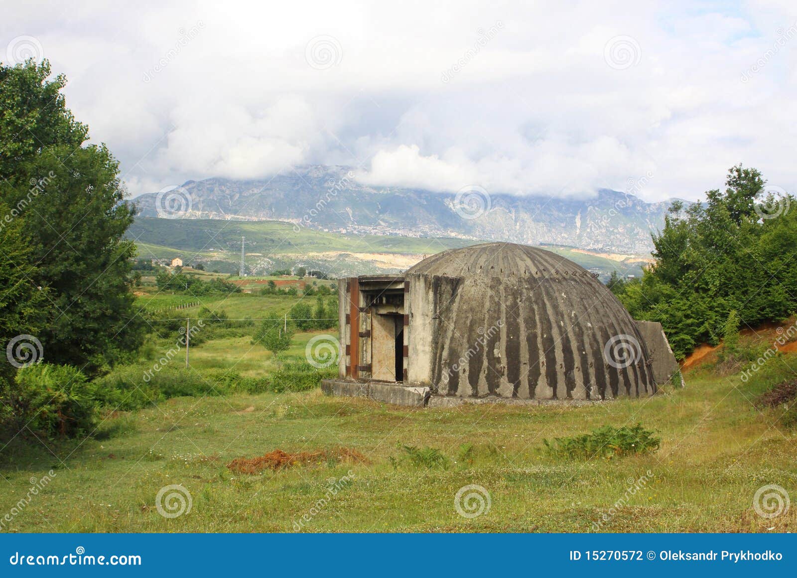 Old Military Bunker Abandoned In Remote African Desert Royalty-Free ...