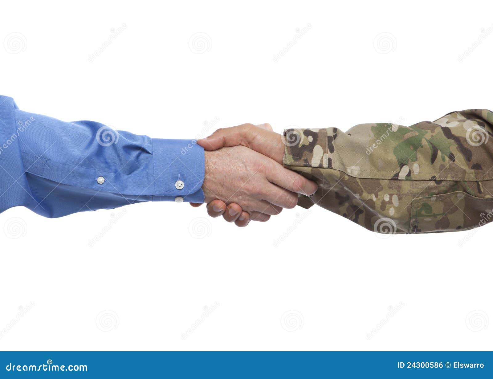 Military and Businessman Handshake Stock Photo - Image of business ...