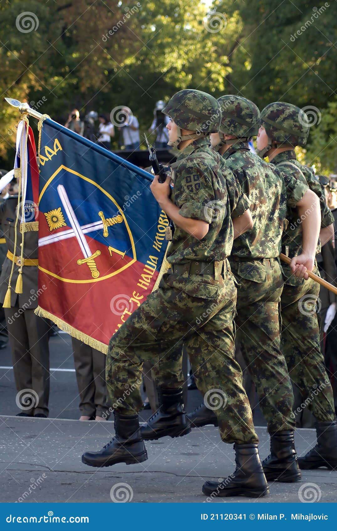 Military Cadet Brigade Flag Editorial Photo - Image of cadet, military ...