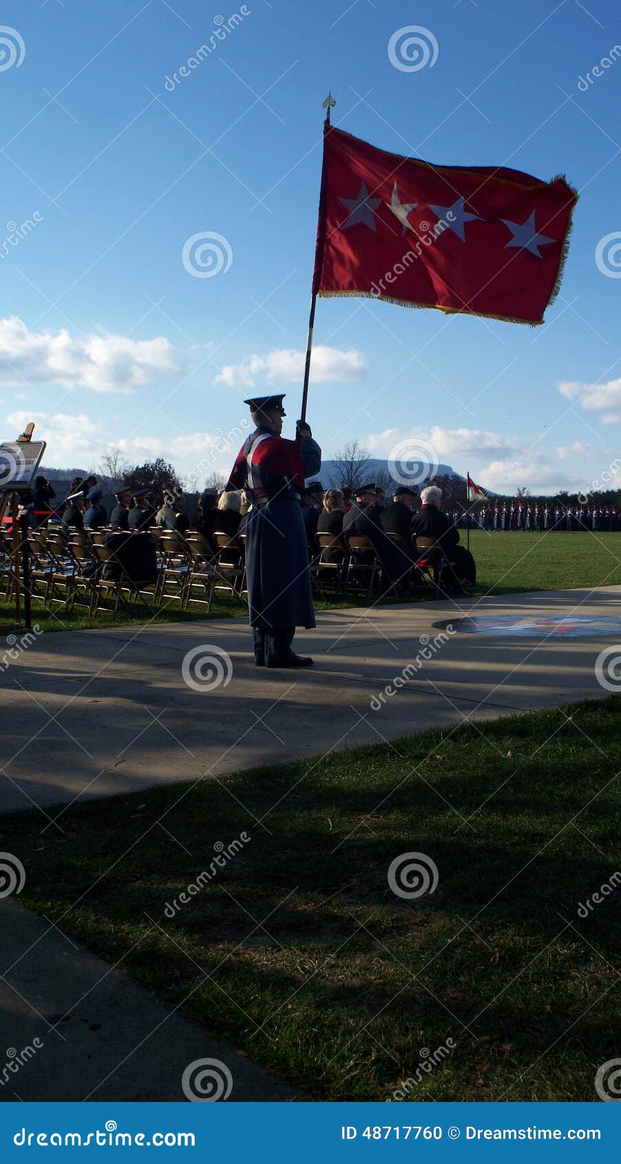 Military cadet at parade editorial image. Image of four - 48717760