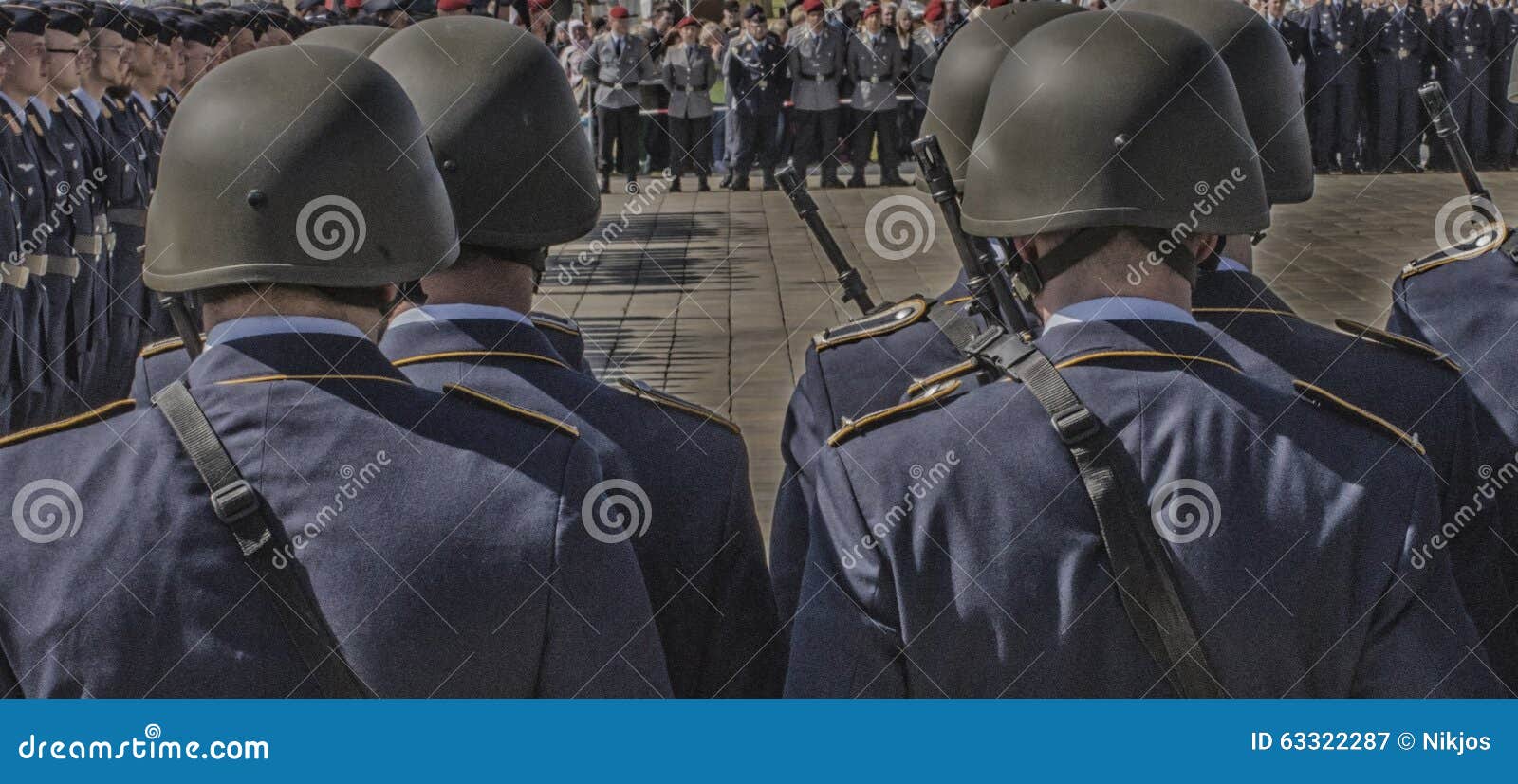Military Cadets Lined Up on the Square Editorial Photography - Image of ...