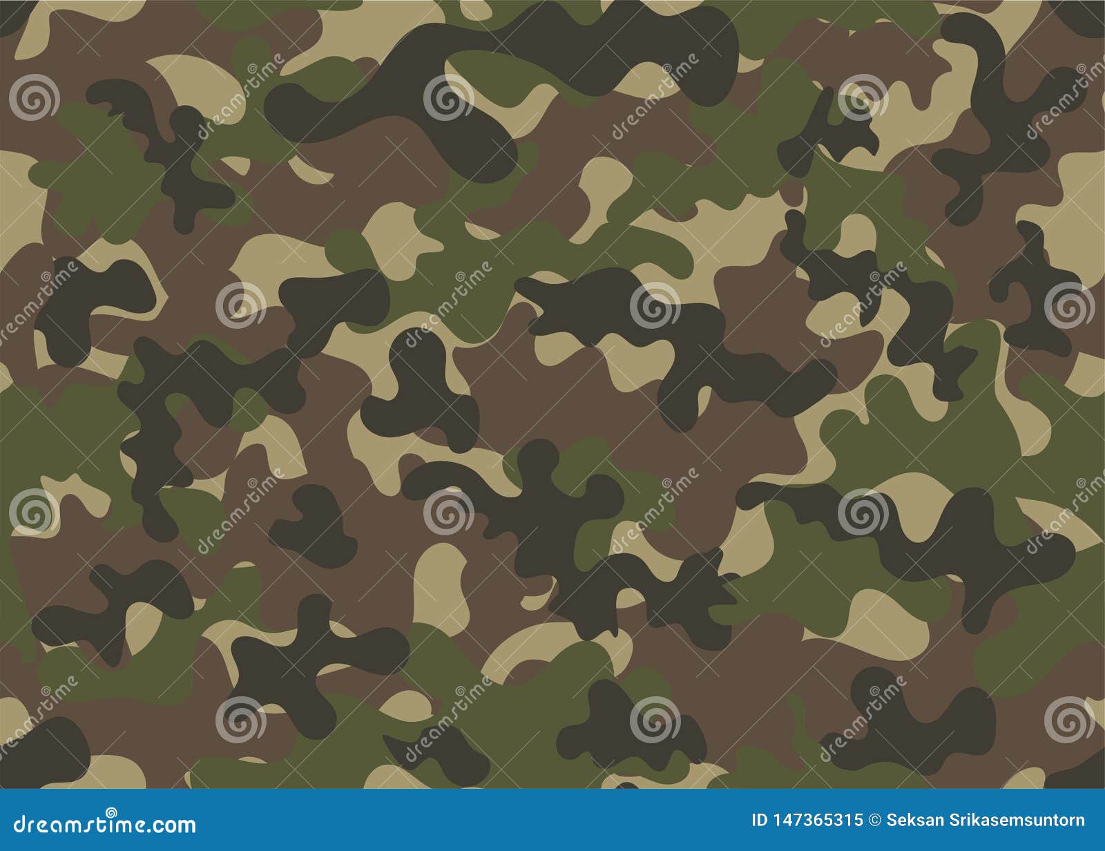 Military Camouflage Pattern, Vector Illustration Stock Vector ...