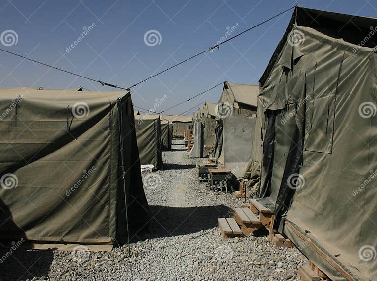 Military camp stock image. Image of ropes, conflict, camp - 11225579