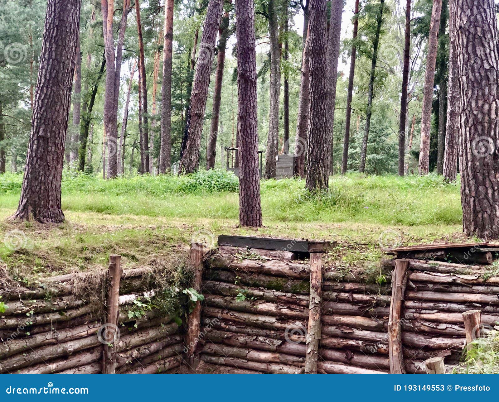 Military Camp Trench stock image. Image of deffense - 193149553