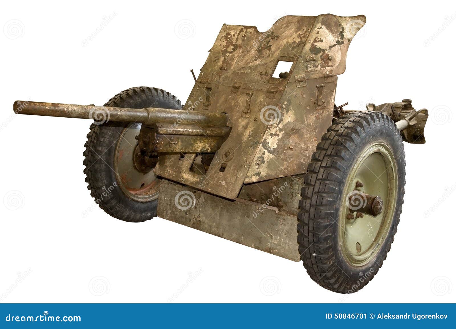 Old Military Cannon Pointing Straight At Viewer Royalty-Free Stock ...