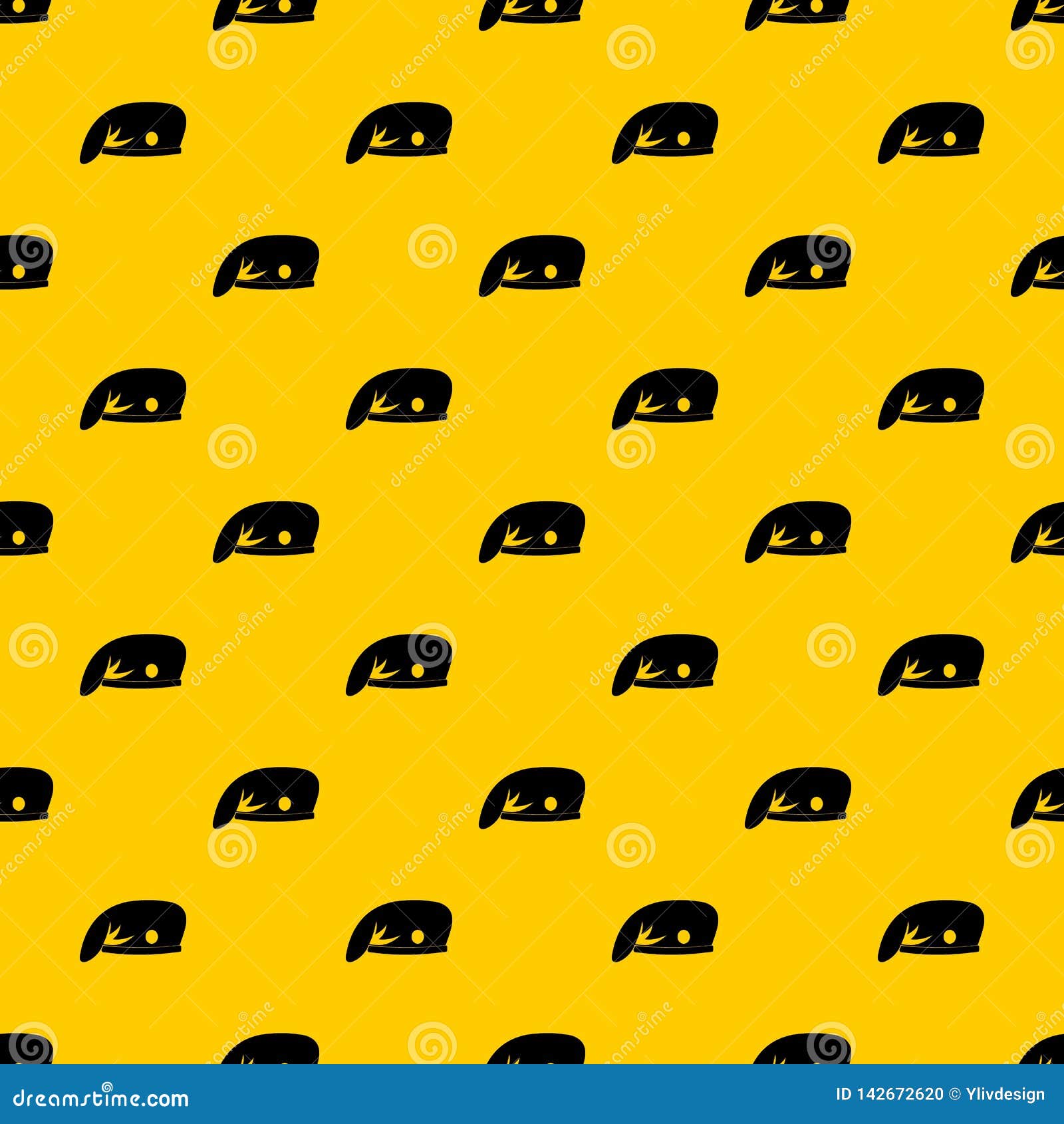 Military Cap Pattern Vector Stock Vector - Illustration of pattern ...