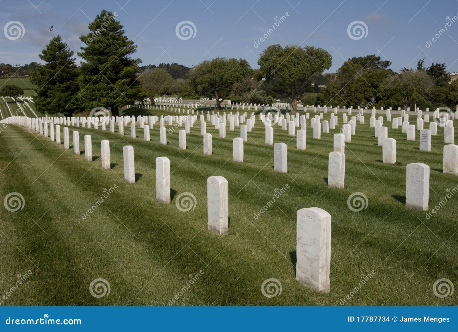 Military Cemetery Graves stock photo. Image of national - 17787734