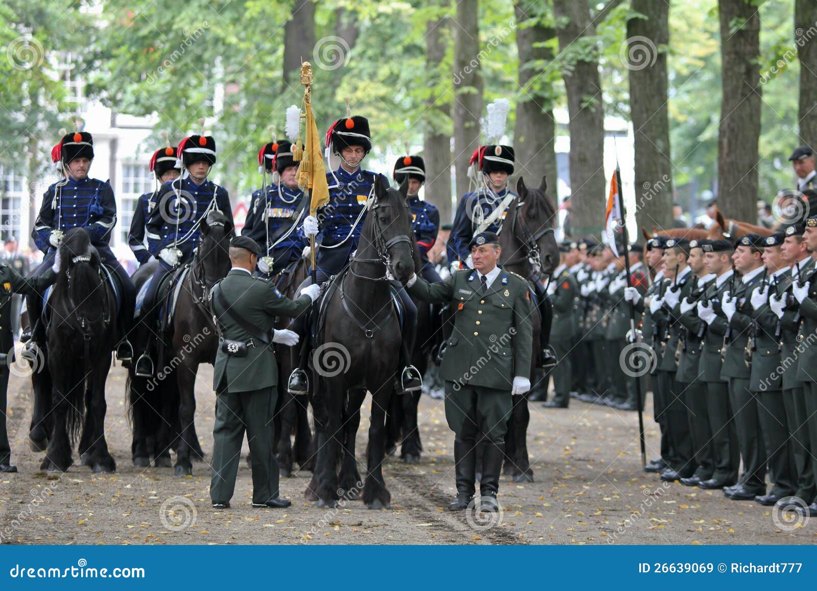 Military Ceremony - the Netherlands Editorial Stock Image - Image of ...