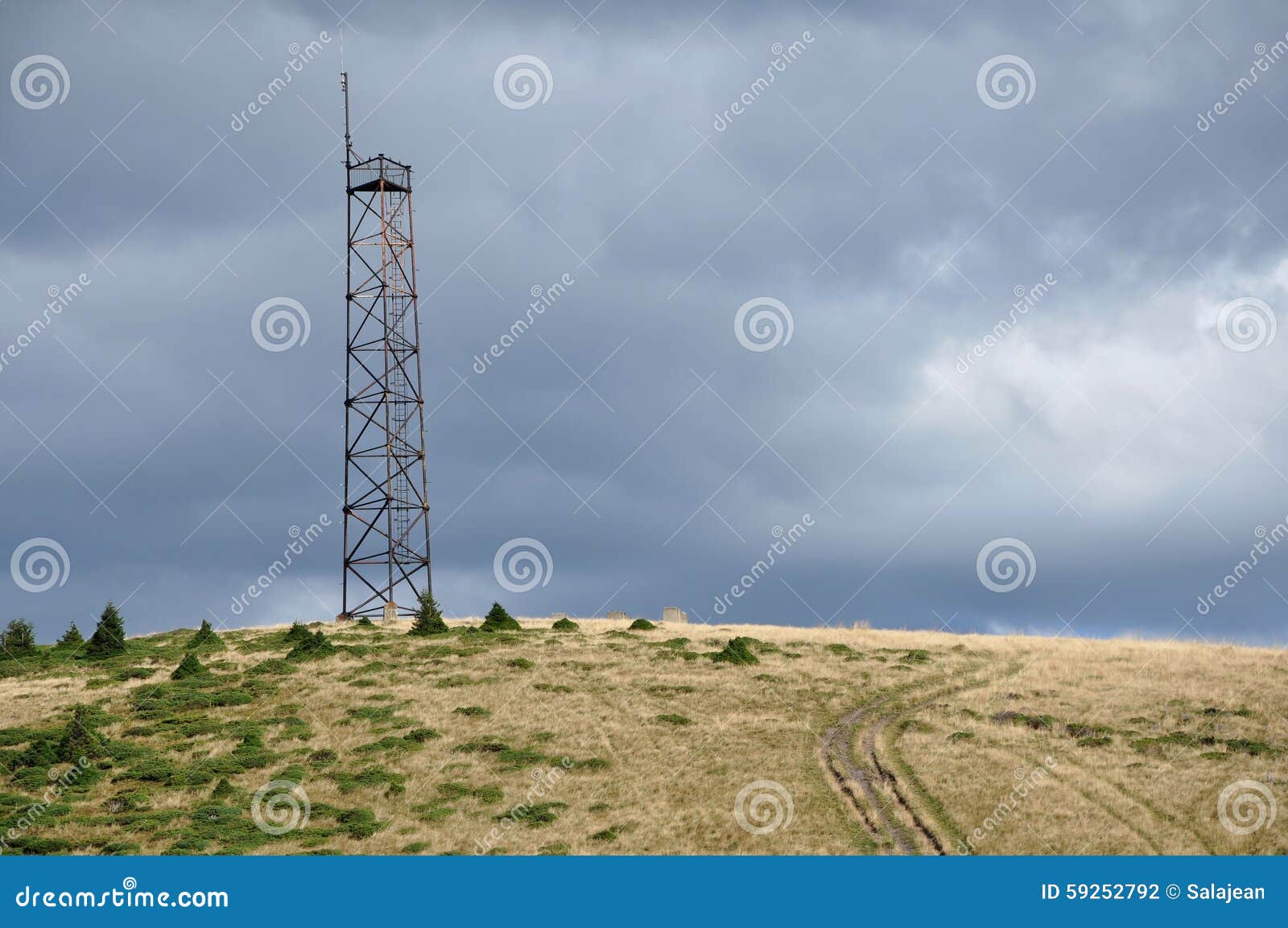 Military checkpoint, tower stock photo. Image of military - 59252792