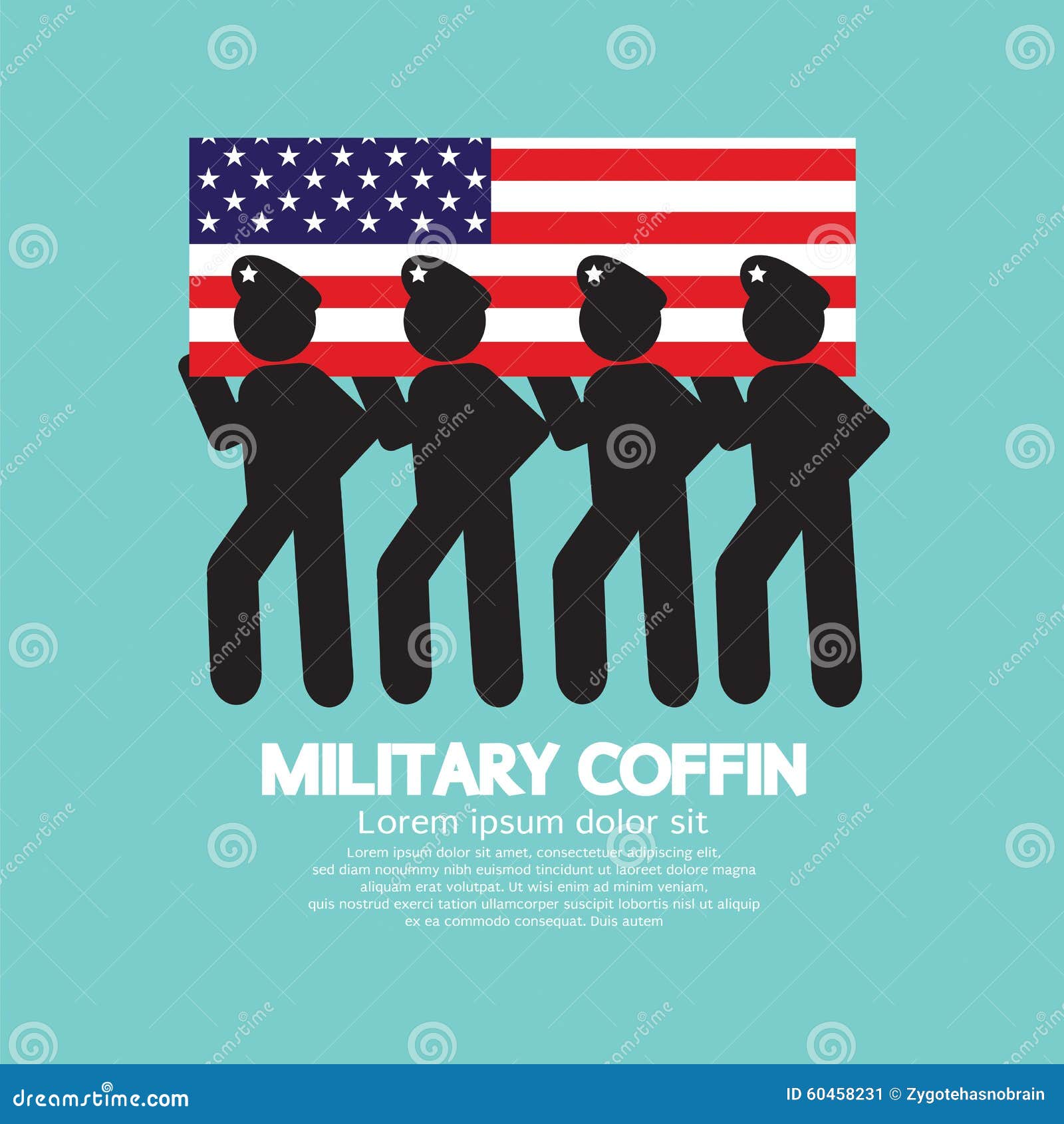 Man Coffin Funeral Burial Icon. Element Of Pictogram Death Illustration ...