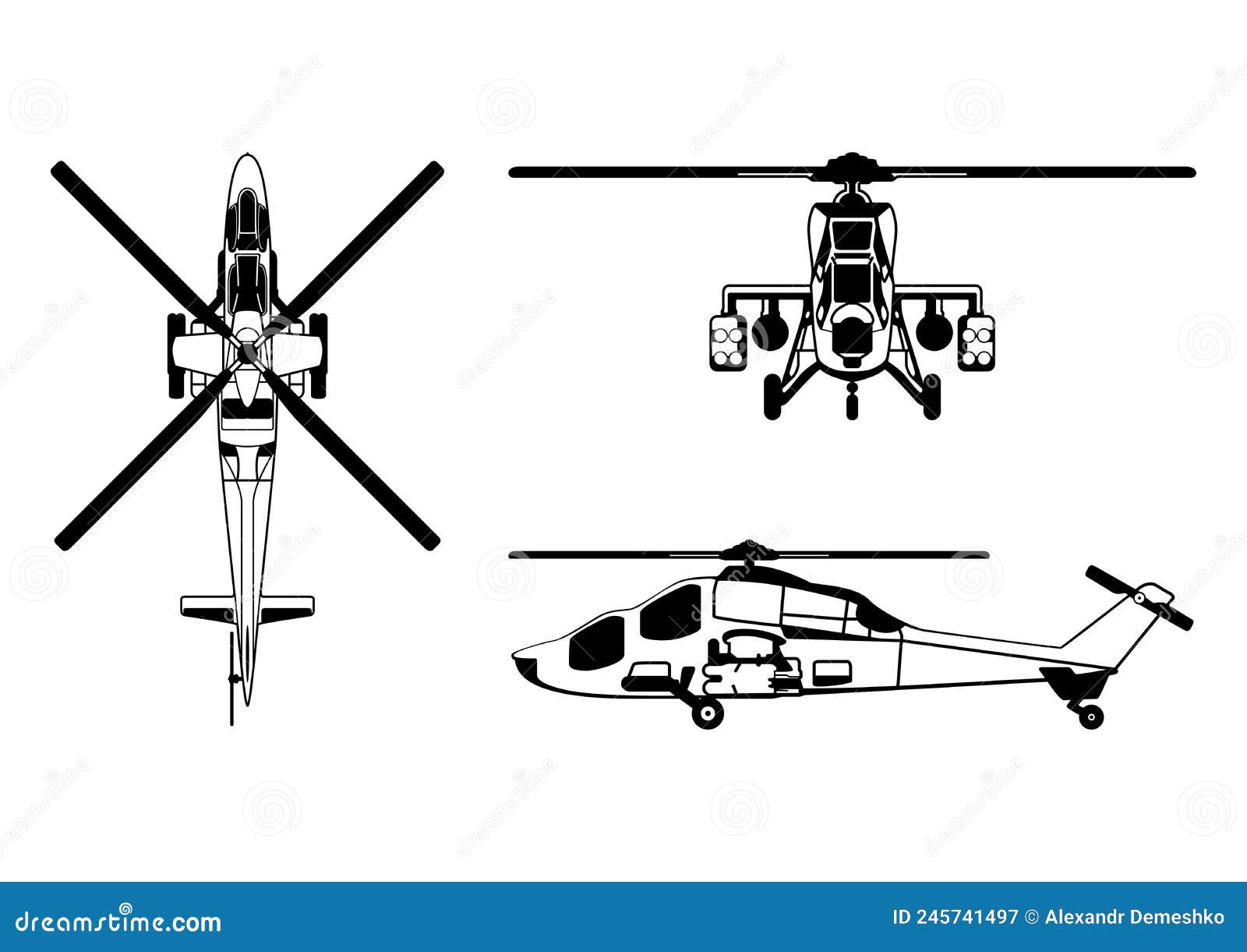 Military Combat Helicopter Icon. Vector EPS10. Stock Vector ...