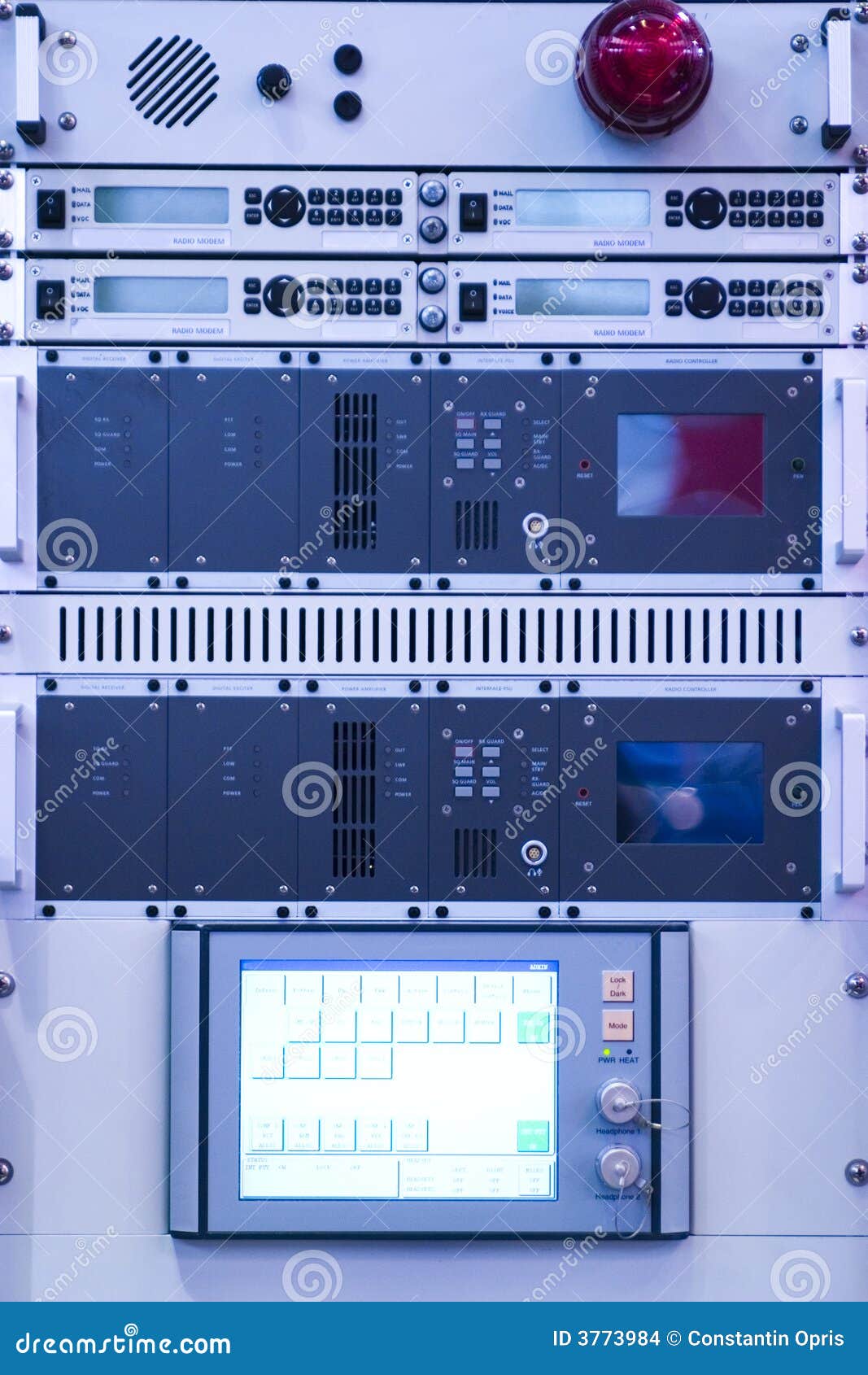 Military Communication Device Stock Photo - Image of computer ...