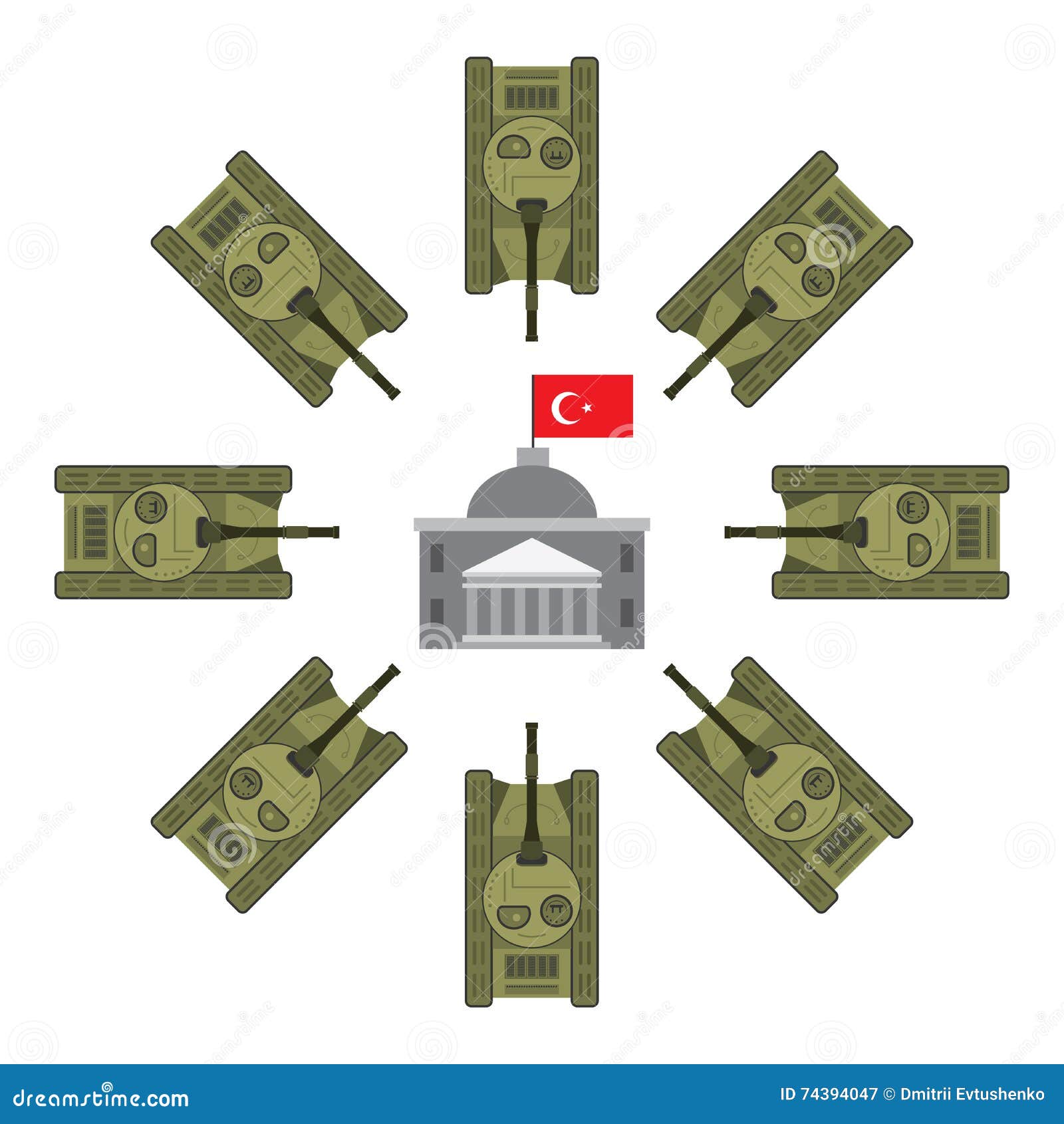 The military coup stock illustration. Illustration of coup - 74394047