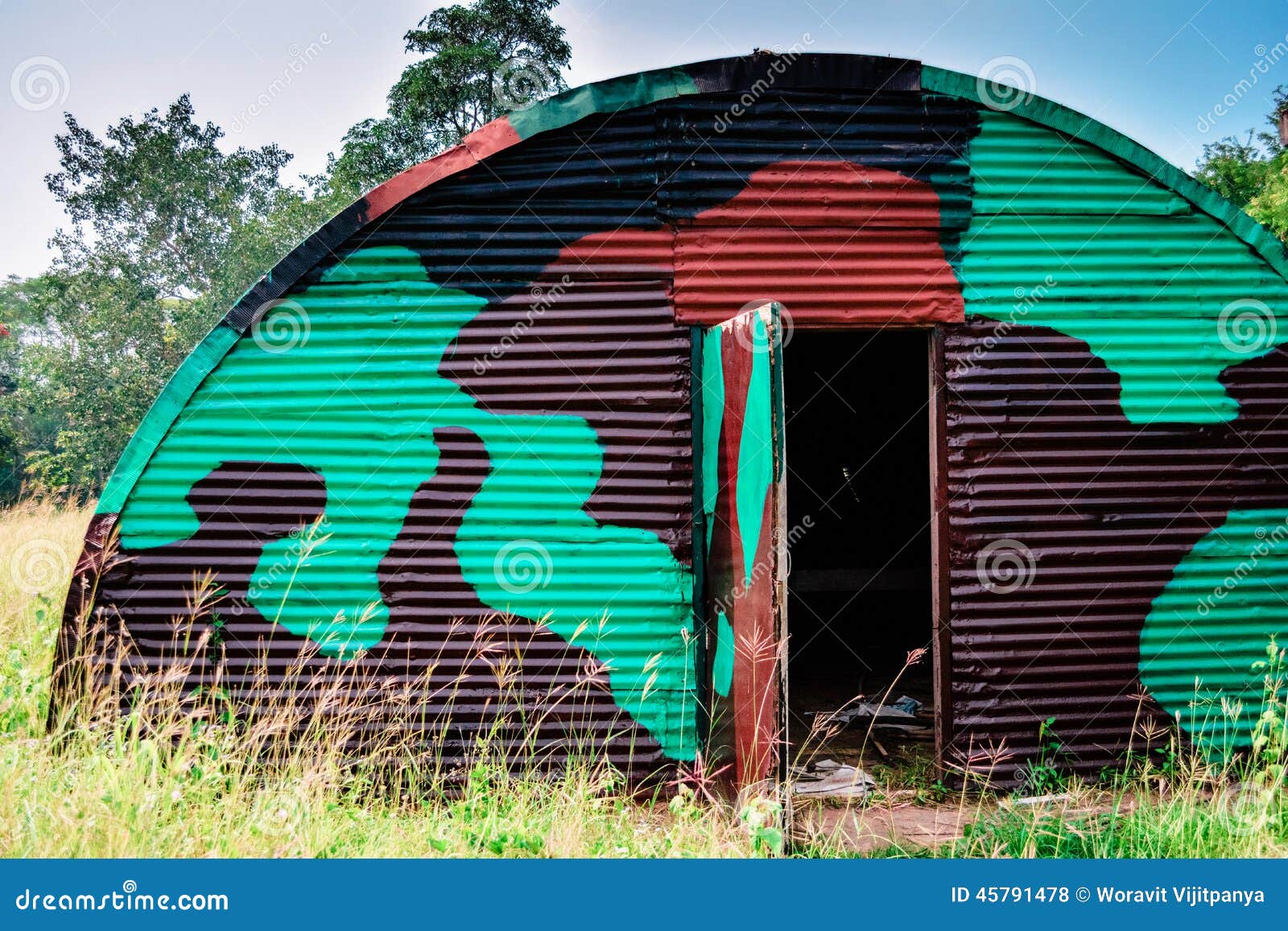 Military dome stock photo. Image of grass, hill, defense - 45791478
