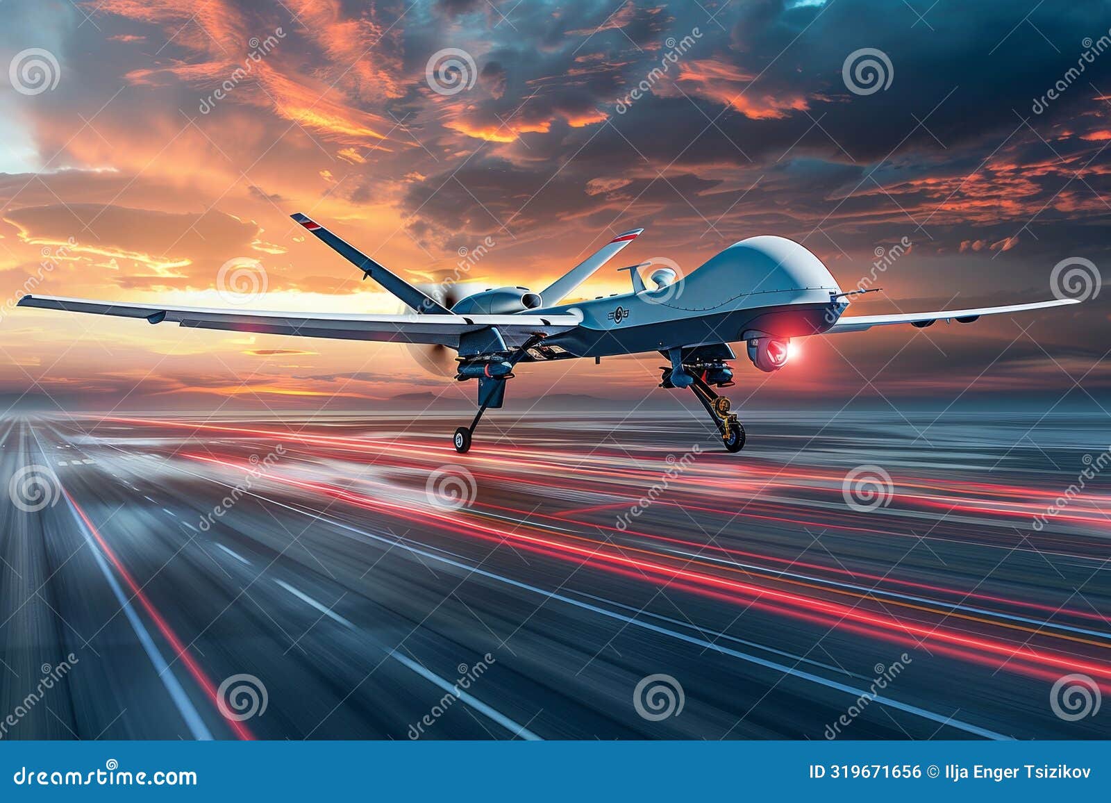 Military Drone Incorporating Neuron And Radar Technology For Advanced ...