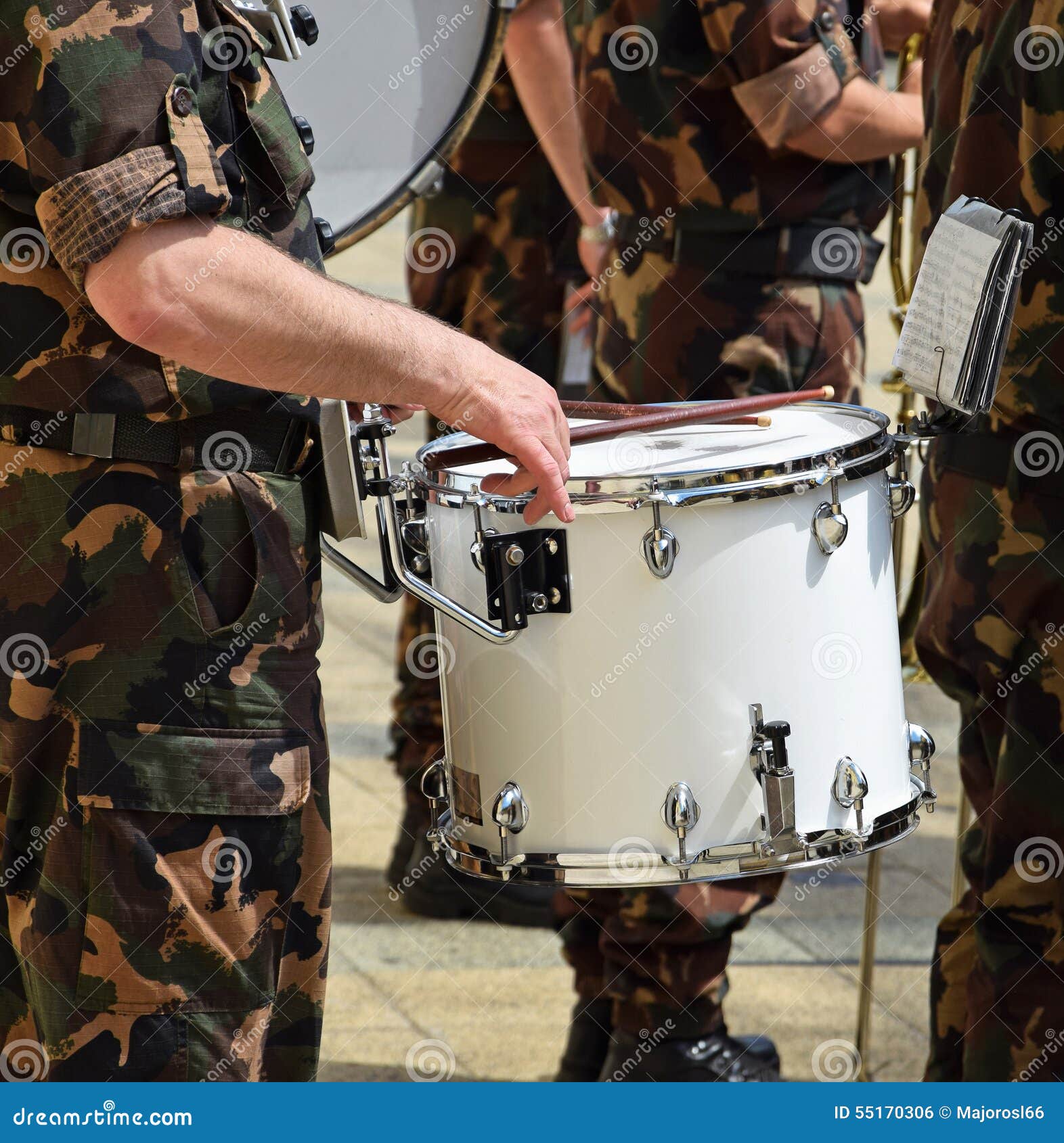 Military drummer stock photo. Image of drummer, drum - 55170306