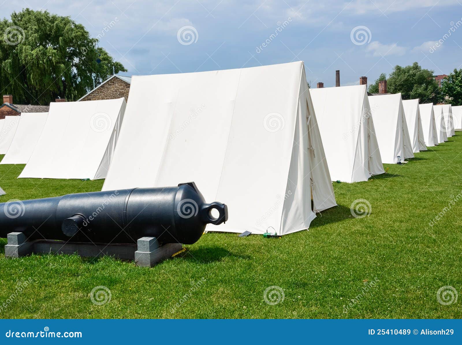 Military encampment stock image. Image of states, historic - 25410489