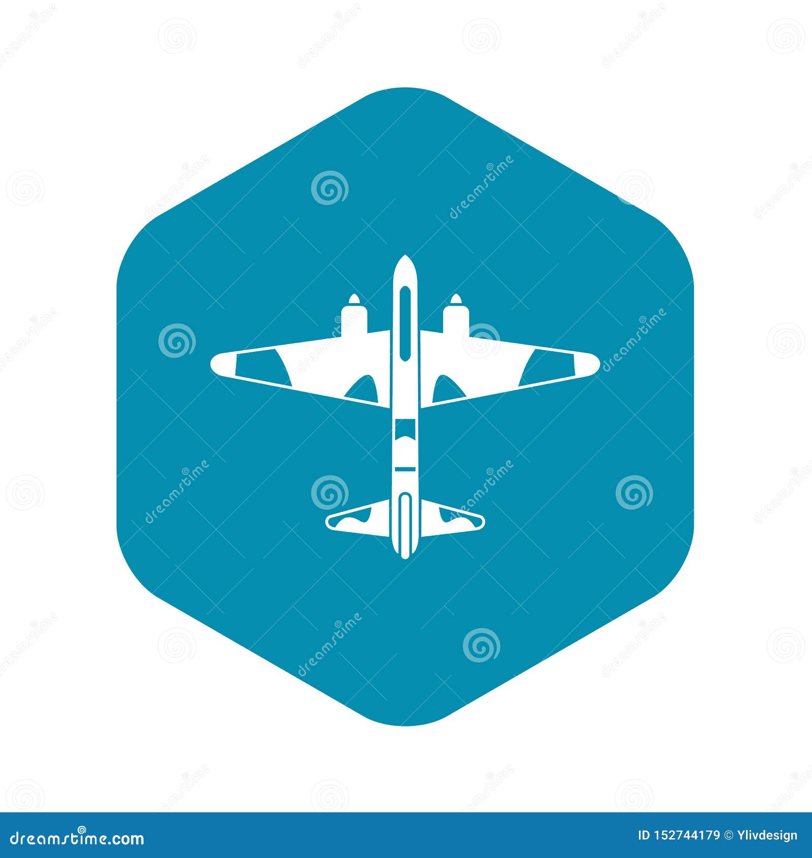 Military Fighter Aircraft Icon, Simple Style Stock Vector ...