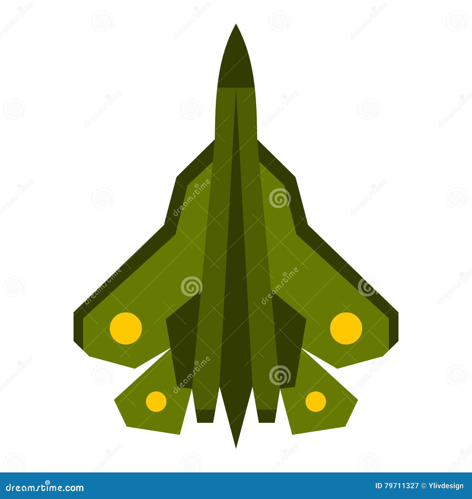 Fighter Jet Icon Isolated On White Background. Fighter Jet Icon In ...