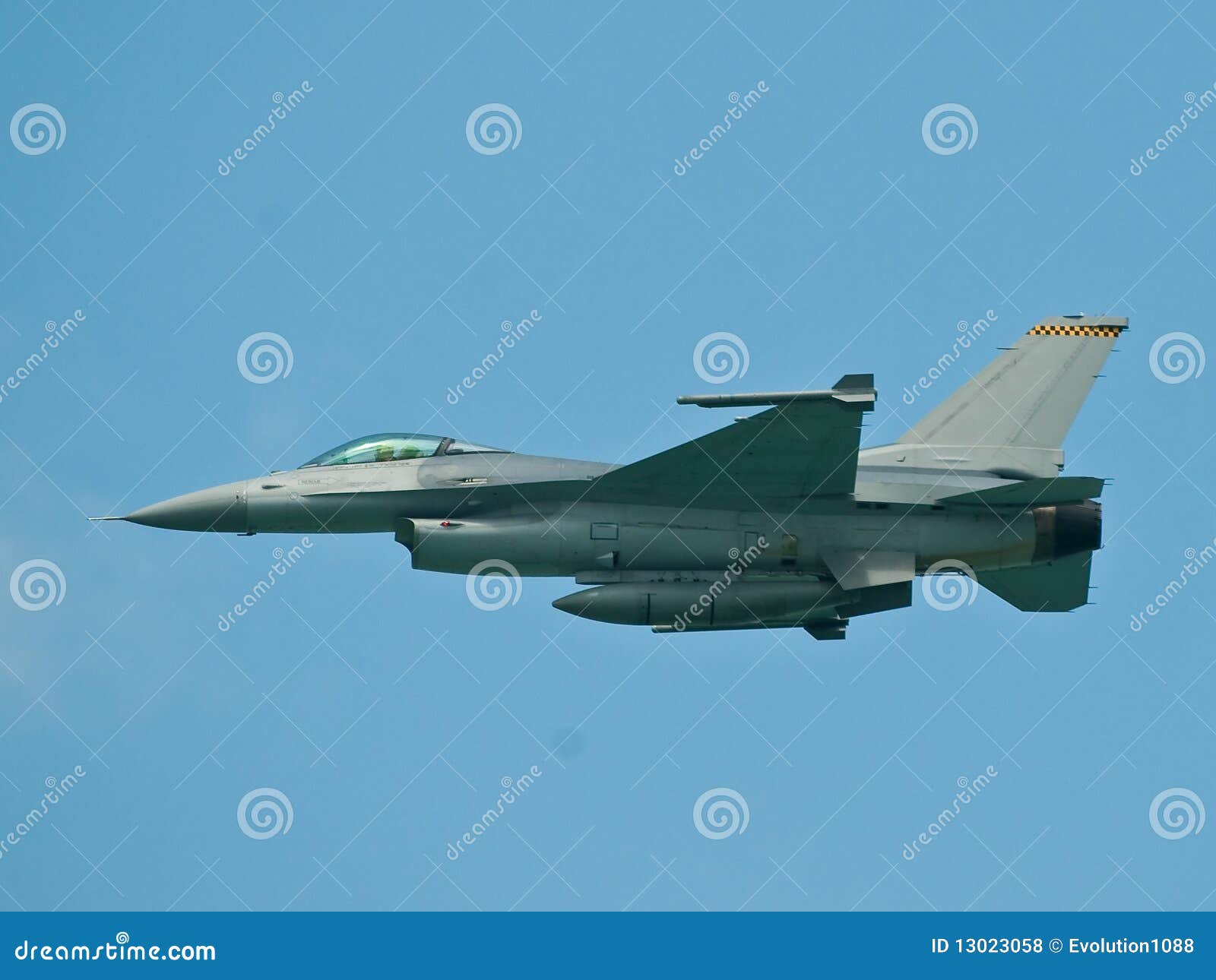 Military Fighter Jet In Combat Flight Firing Off Countermeasure Decoy ...