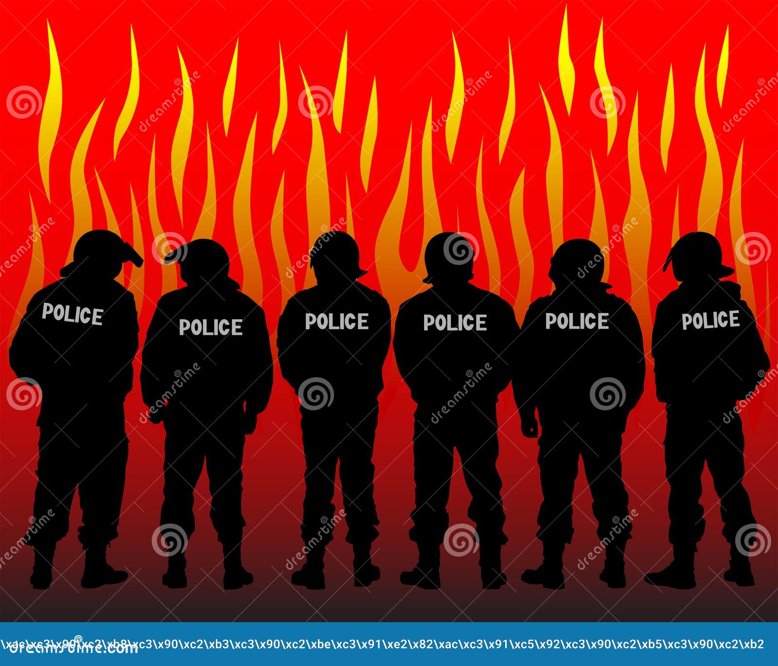 Military Fire Truck URAL Cartoon Vector | CartoonDealer.com #214655455