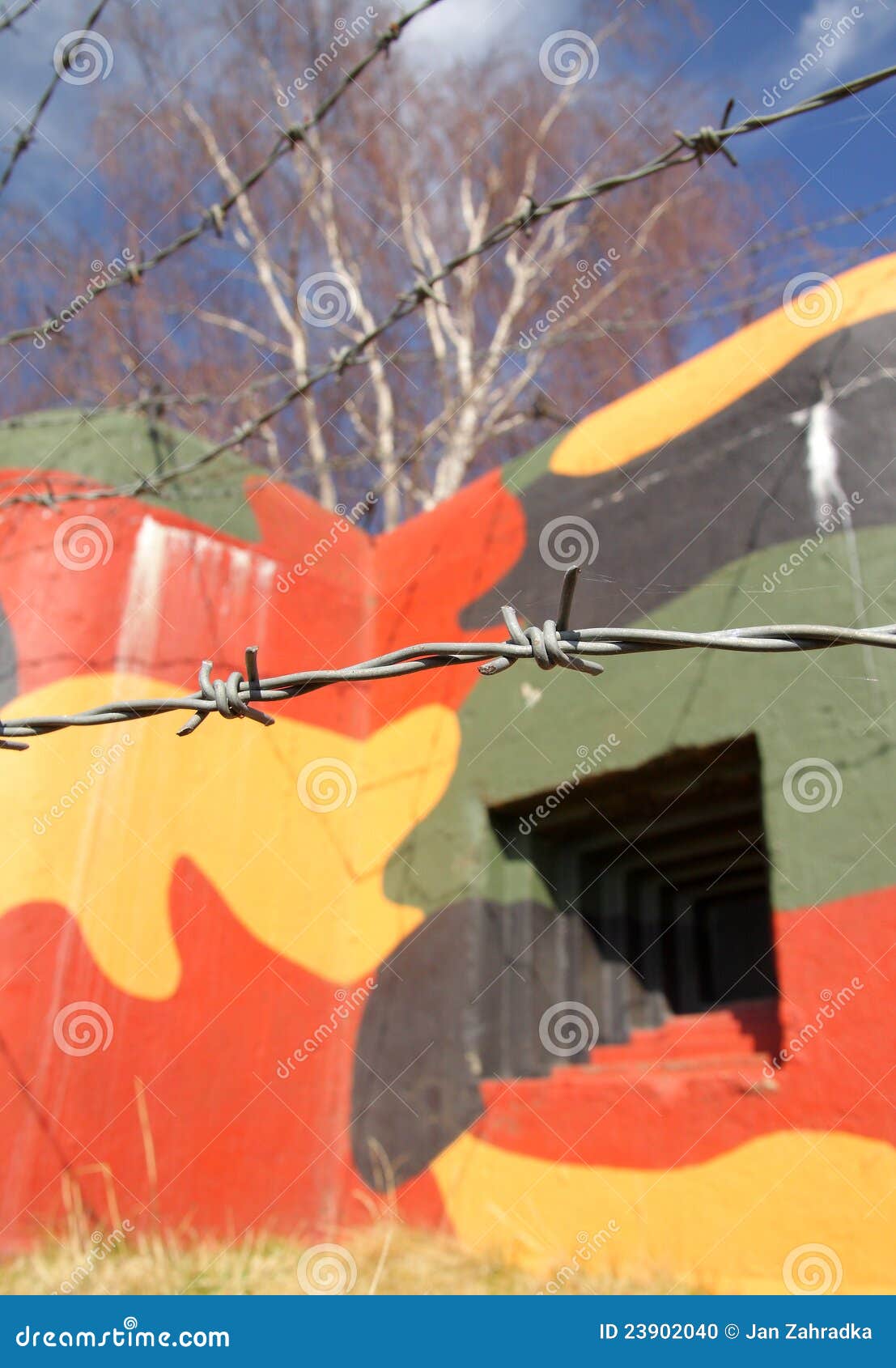 Military fortress stock photo. Image of barbed, fortress - 23902040