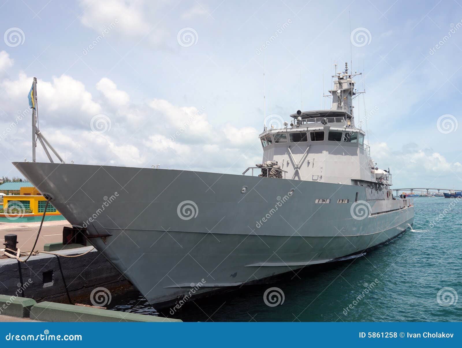 Military frigate stock photo. Image of frigate, nassau - 5861258
