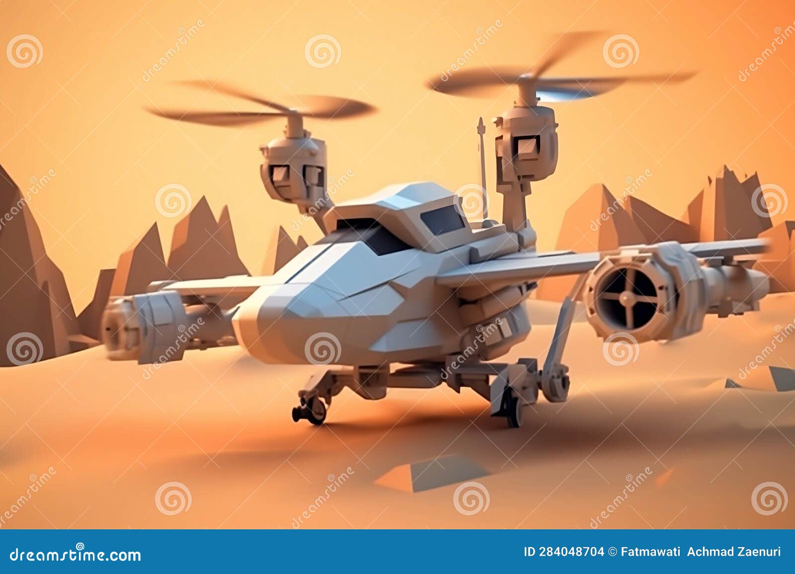 Helicopter Gunship Concept Art