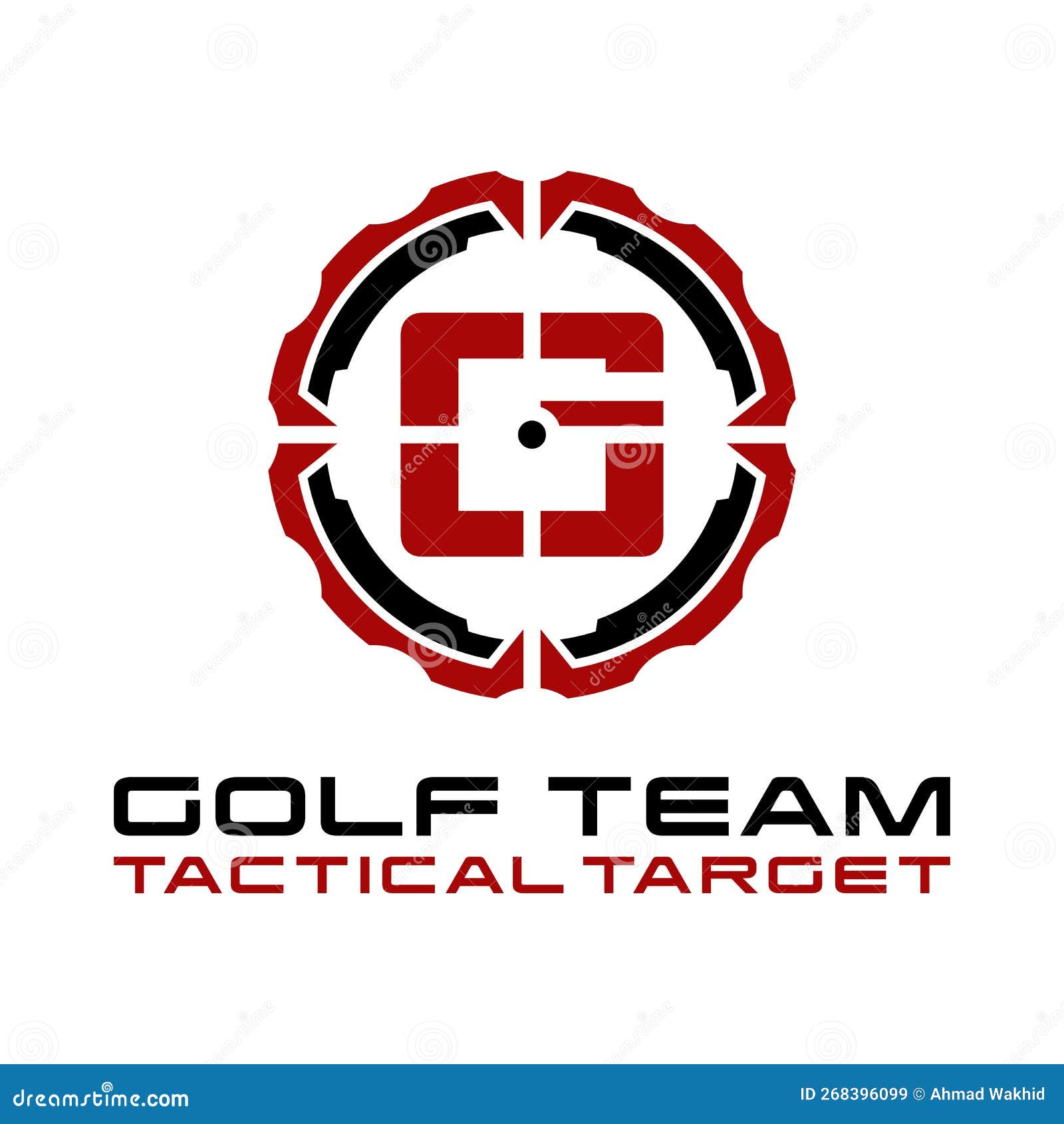 Military of G Letter Tactical Target Logo Design Stock Illustration ...